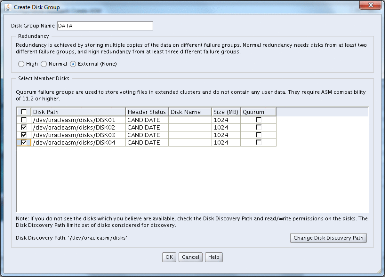 How to Configuration GRID/ASM for single instance using UDEV